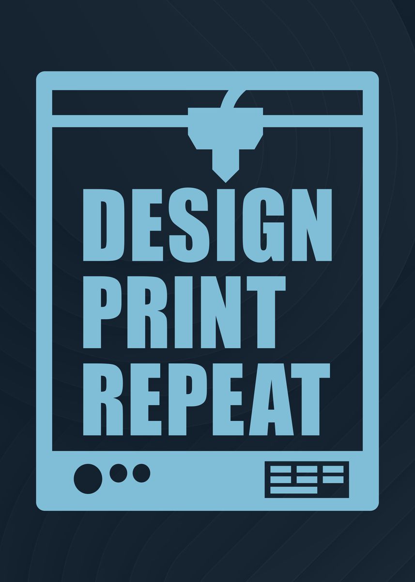 'Design Print Repeat' Poster, picture, metal print, paint by ...