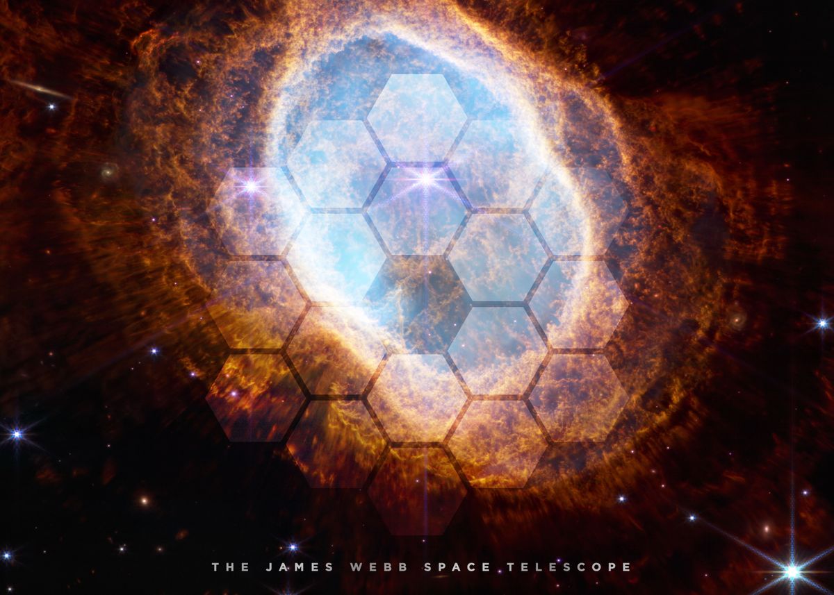 'James Webb Telescope' Poster by The Fire | Displate