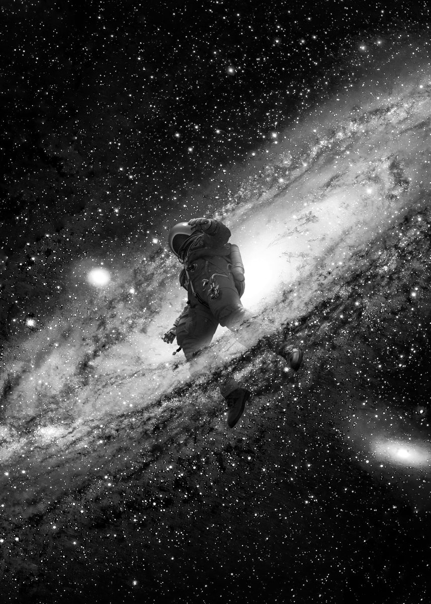 'Black Abyss' Poster, picture, metal print, paint by Iamtripsy | Displate