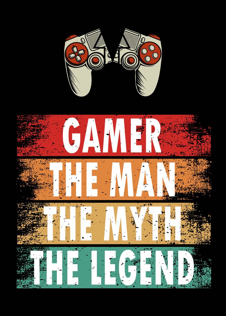 'game posters' Poster, picture, metal print, paint by Selja Cute | Displate