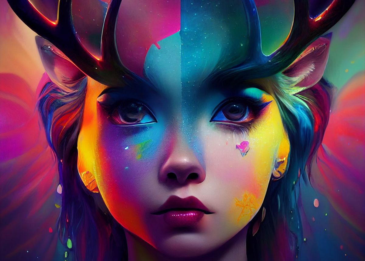 'fairy colors' Poster by MrNguyen HaTang | Displate