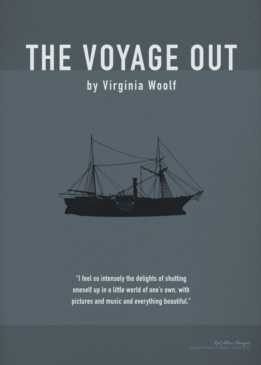 'The Voyage Out by Woolf' Poster, picture, metal print, paint by Design ...