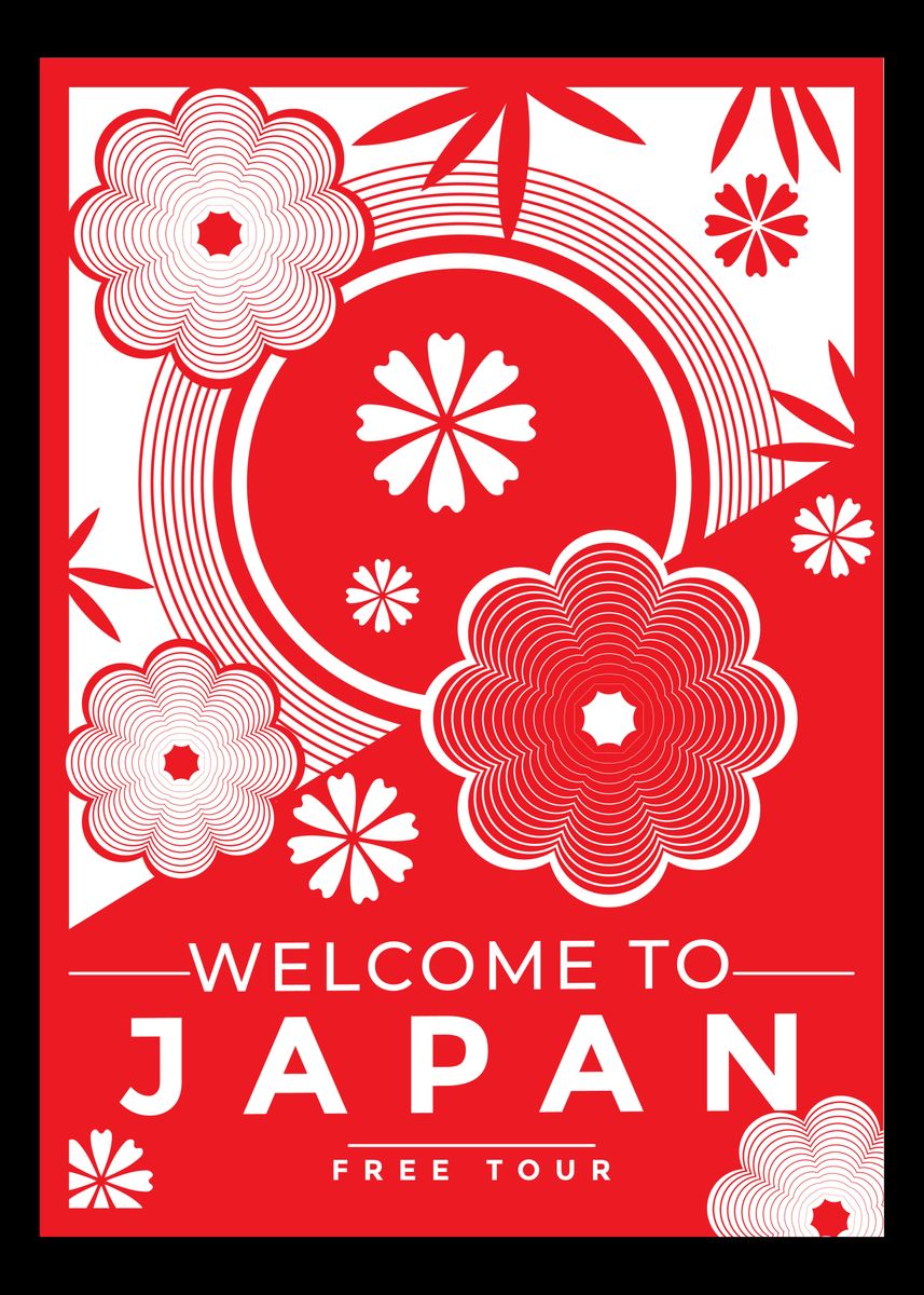 'Welcome To Japan' Poster by Jon Alderman | Displate