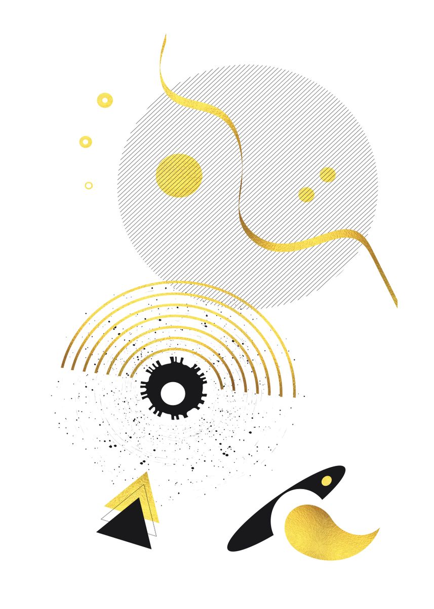 'GRAPHIC ART Deep Impact' Poster, picture, metal print, paint by ...