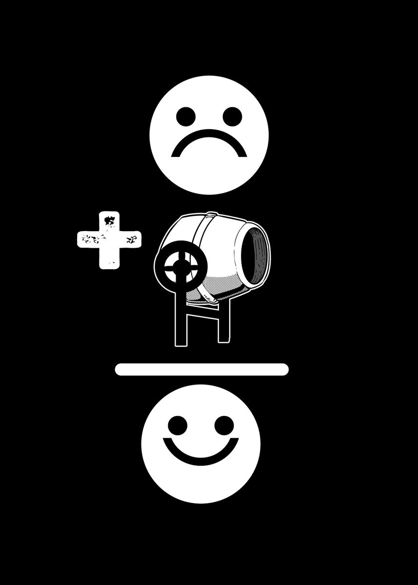 'Concrete Mixer Cement' Poster, picture, metal print, paint by Fabian ...