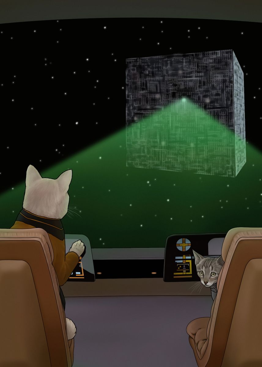 'Mysterious Cube' Poster, picture, metal print, paint by Star Trek ...