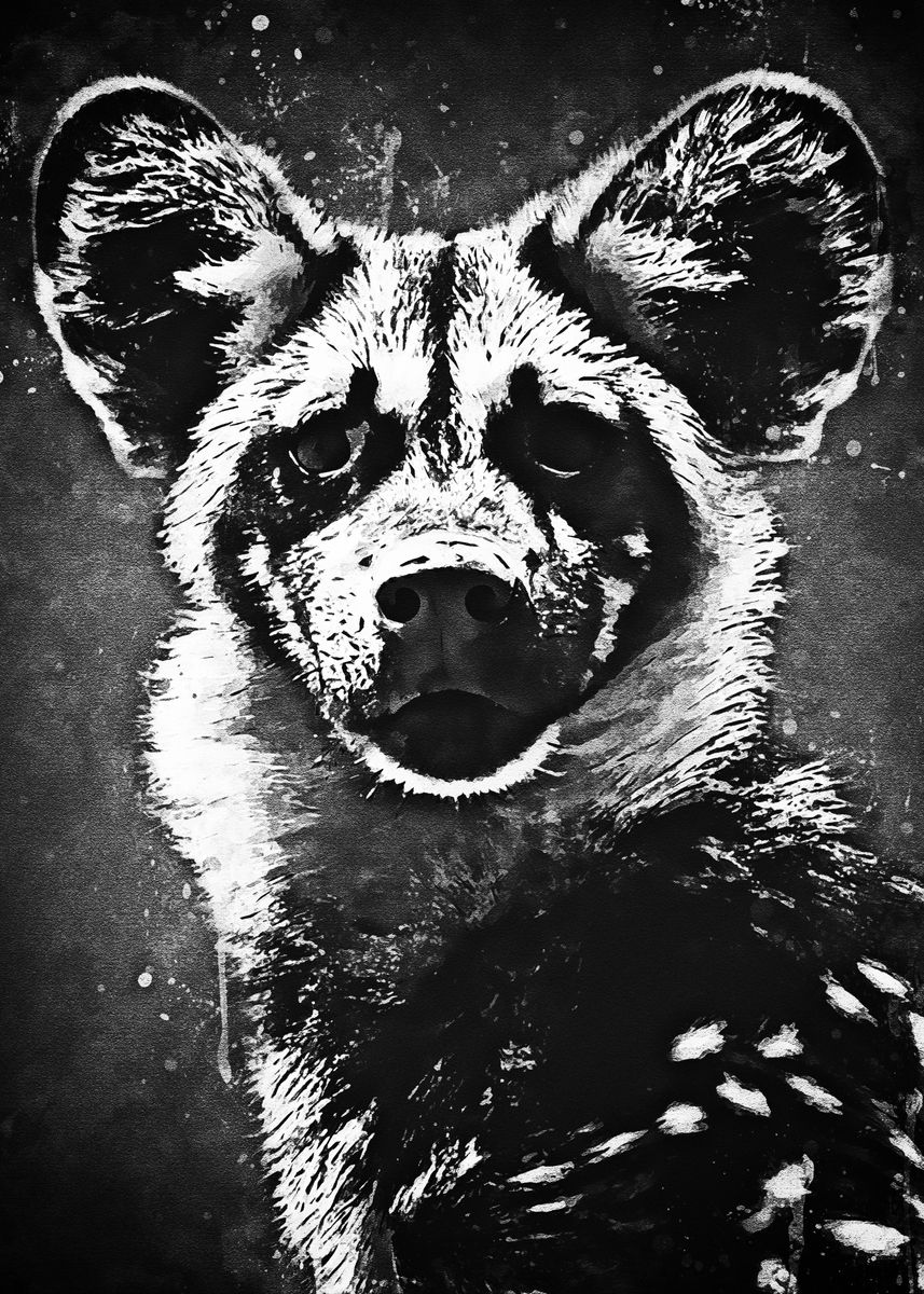 'Black Cheetah' Poster by Coffee Design | Displate
