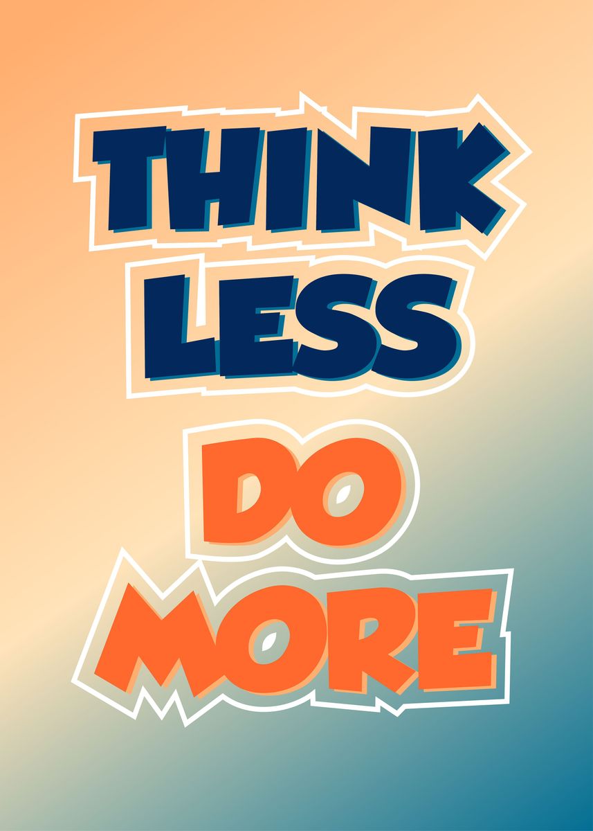 'Less' Poster by Ines Zajia | Displate