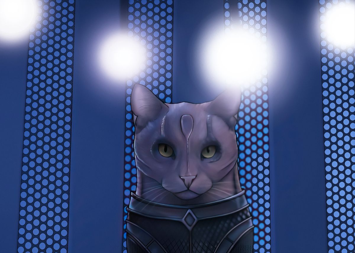 'Alien Cat' Poster by Star Trek | Displate