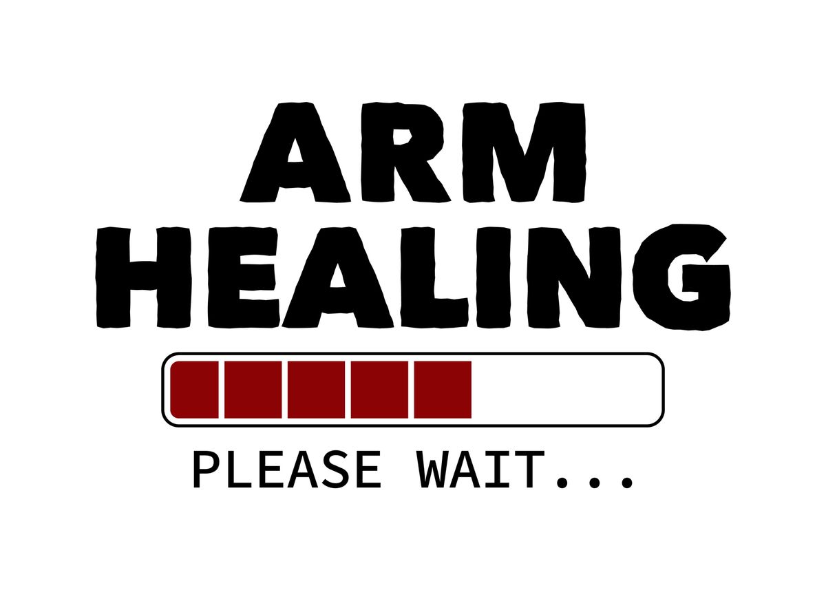 'Broken Arm' Poster by Sebastian Wünsche | Displate