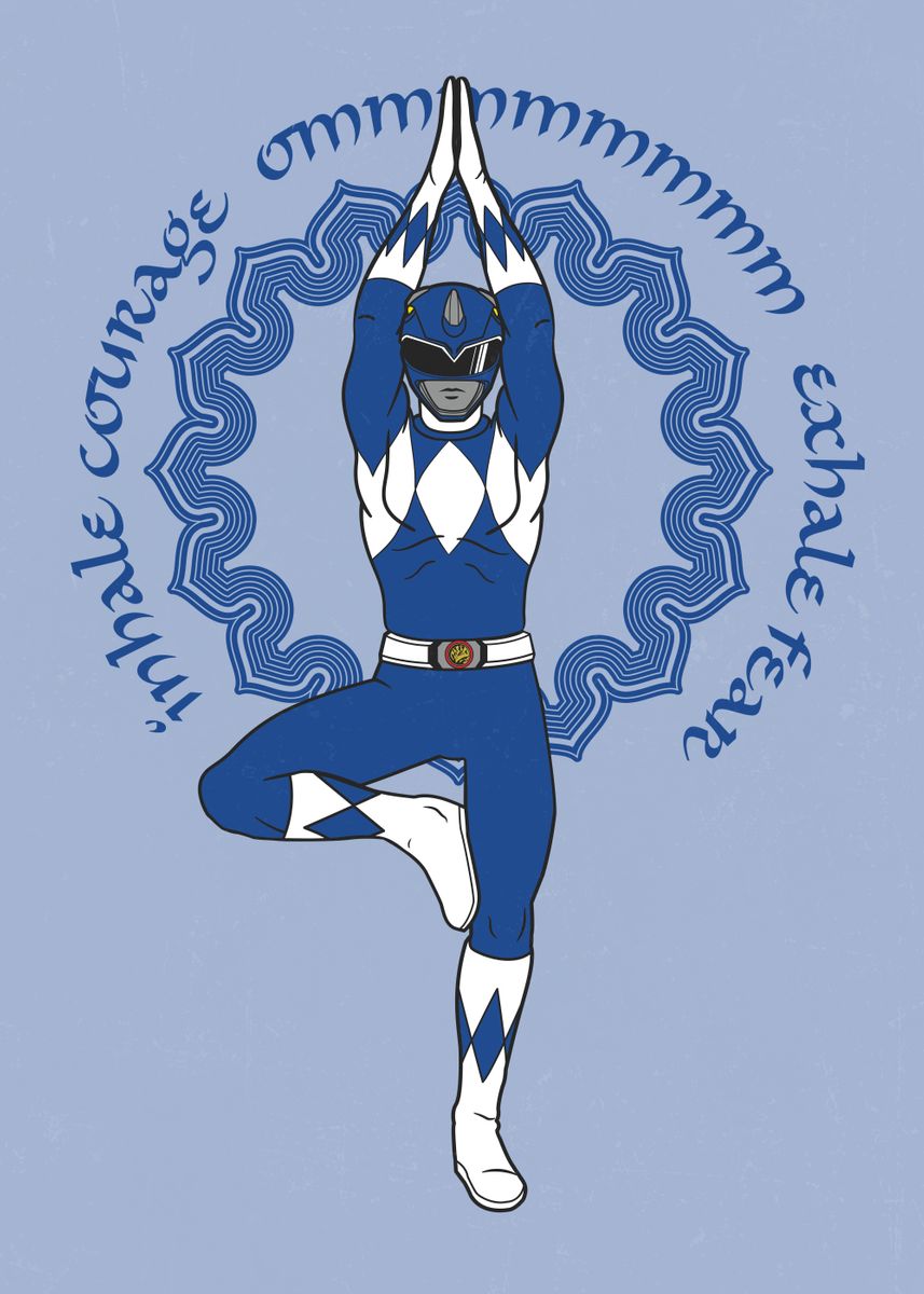 'Exhale Fear' Poster, picture, metal print, paint by Power Rangers ...