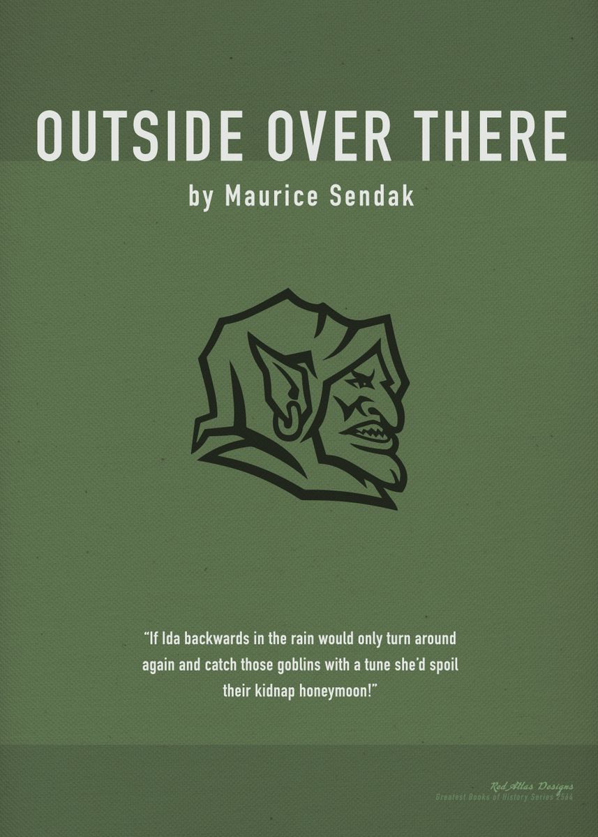 'Outside Over There Book' Poster, picture, metal print, paint by Design ...