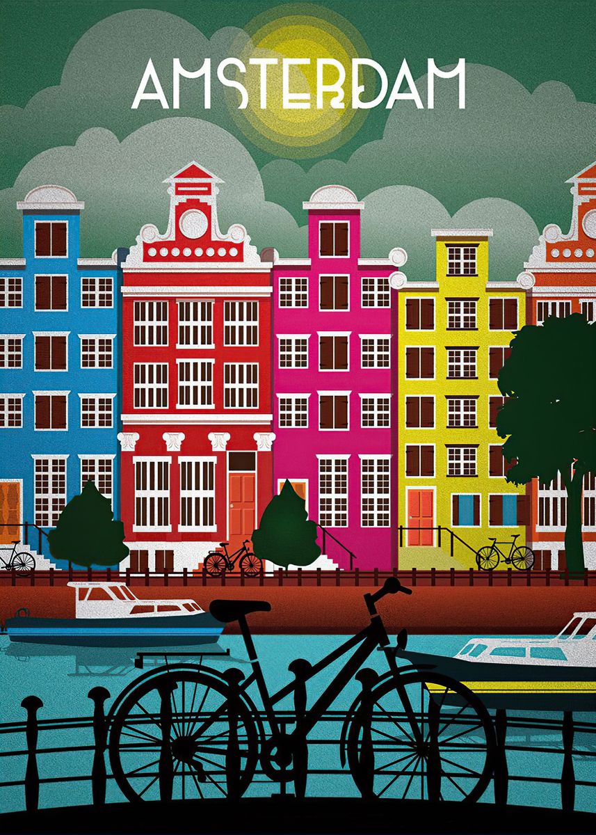 'Travel' Poster, picture, metal print, paint by JOHN TEAM | Displate
