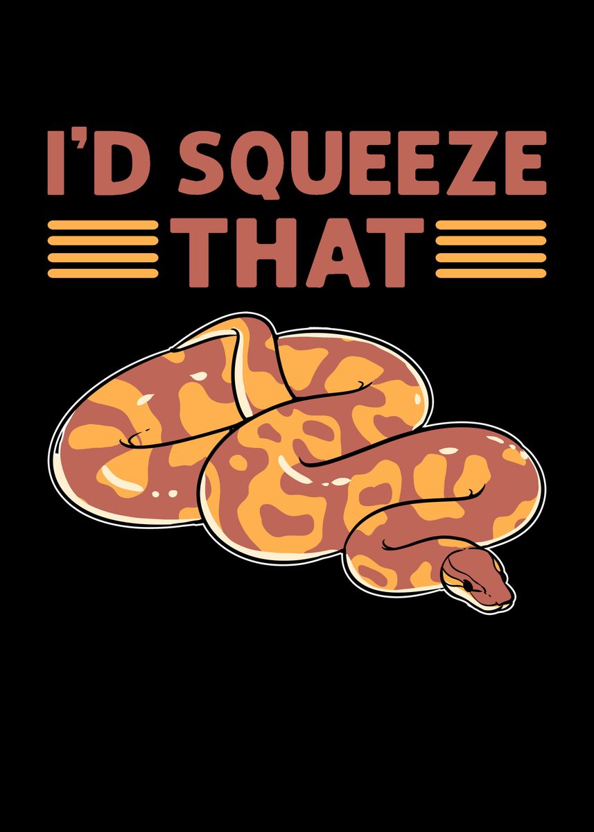 'Id Squeeze That' Poster, picture, metal print, paint by Fabian El ...