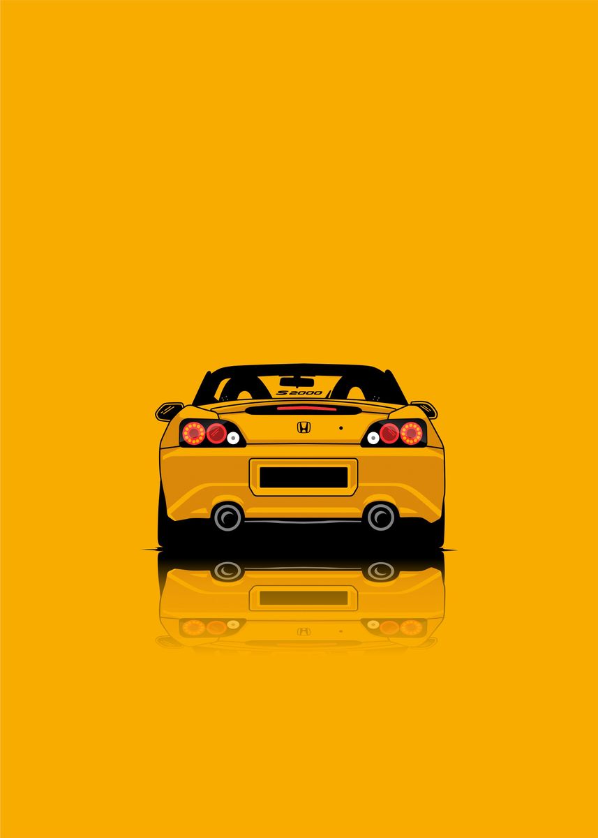 'Art Car honda s2000' Poster by Dodi Firdaus | Displate