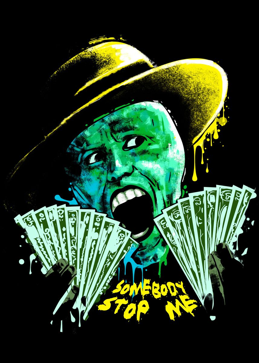 'Somebody stop me' Poster, picture, metal print, paint by Ilona ...