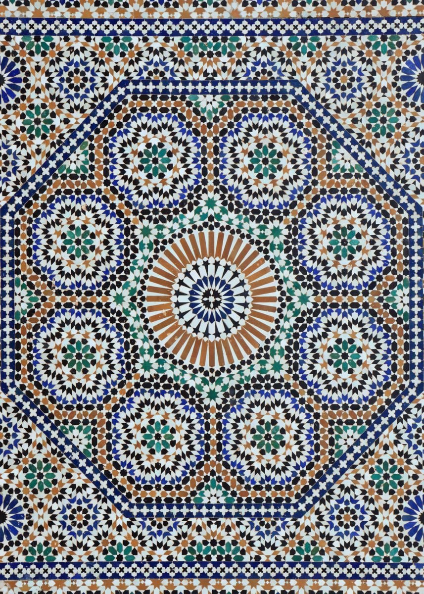 'Artistic Fountain Tiles' Poster by Jason AJ | Displate