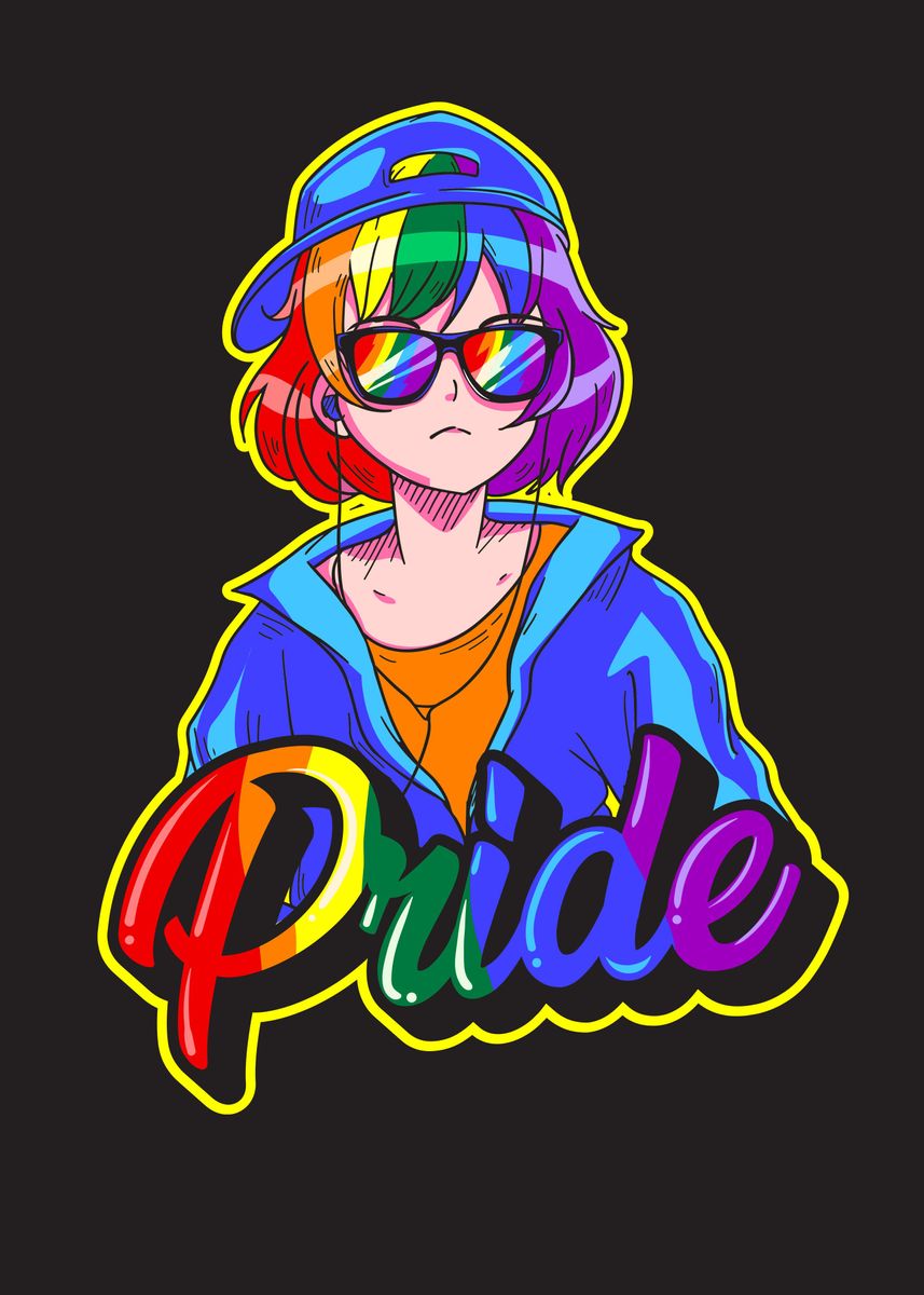 'Gay Pride Japanese' Poster by AestheticAlex | Displate
