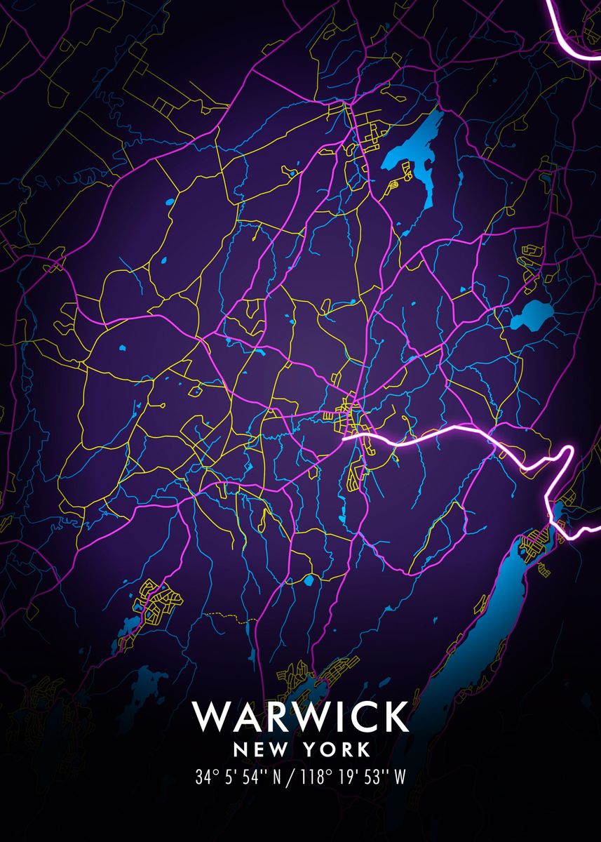 'Warwick' Poster, picture, metal print, paint by Miracle Studio | Displate