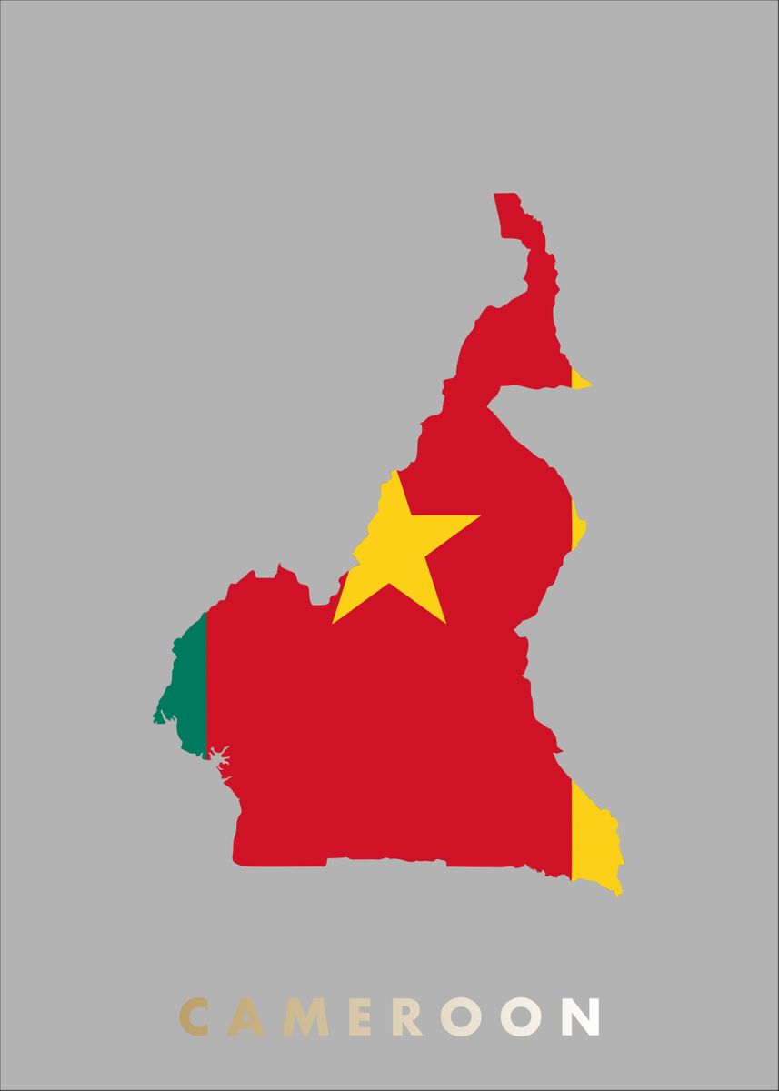 'Cameroon' Poster, picture, metal print, paint by Trending Collections ...