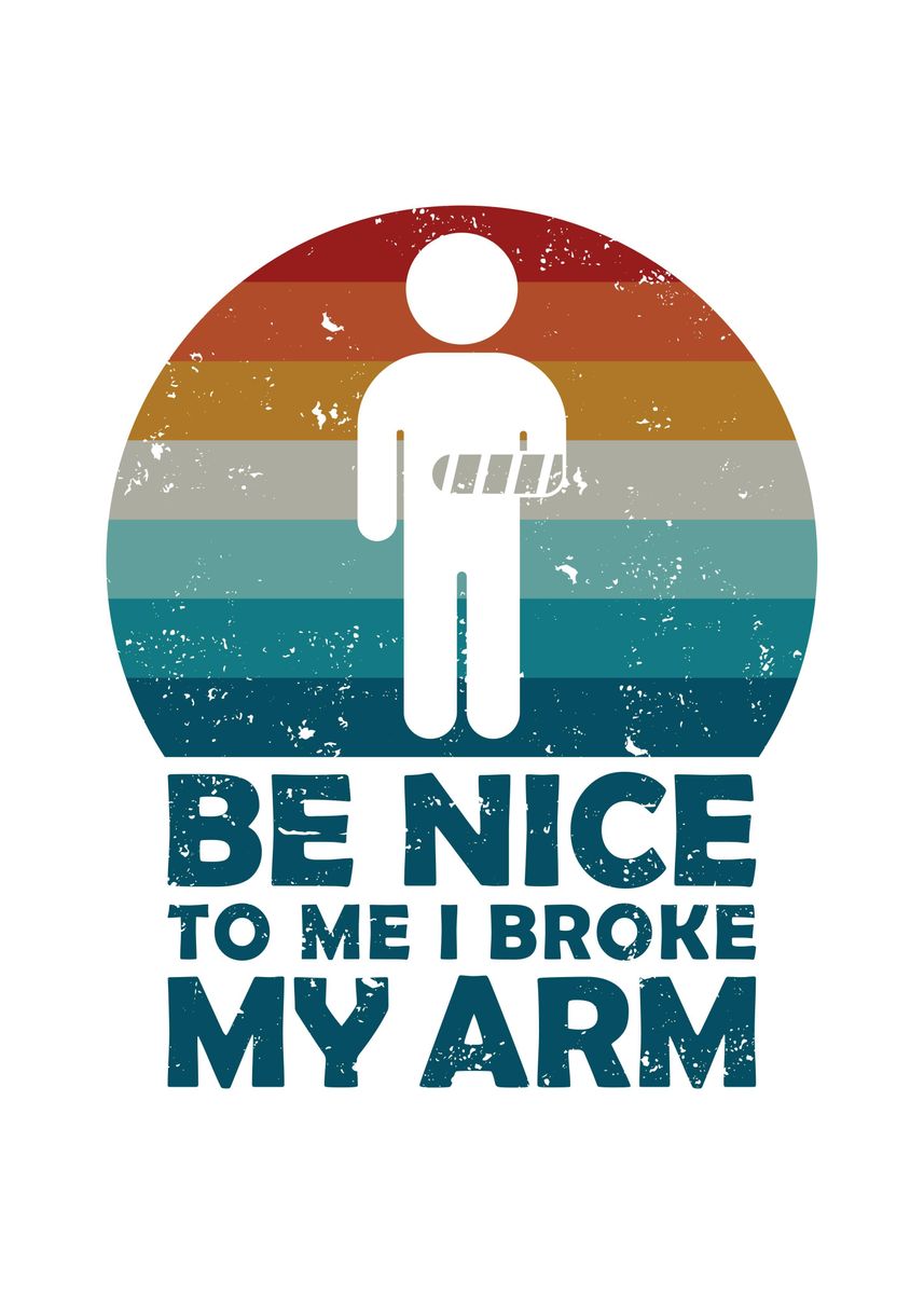 'Broken Arm' Poster, picture, metal print, paint by Sebastian Wünsche ...