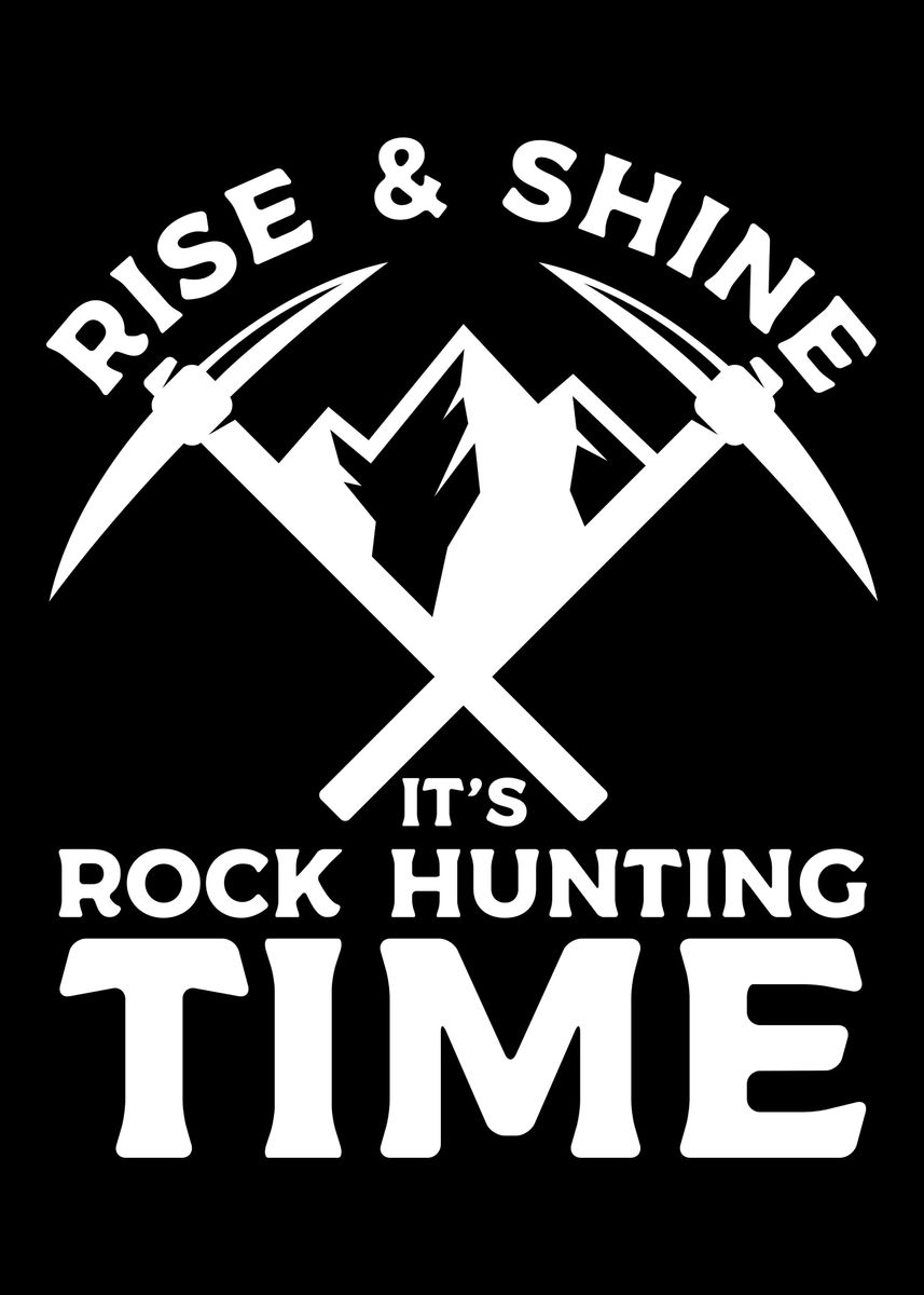 'Rock Hunting' Poster, picture, metal print, paint by BobbyBubble ...