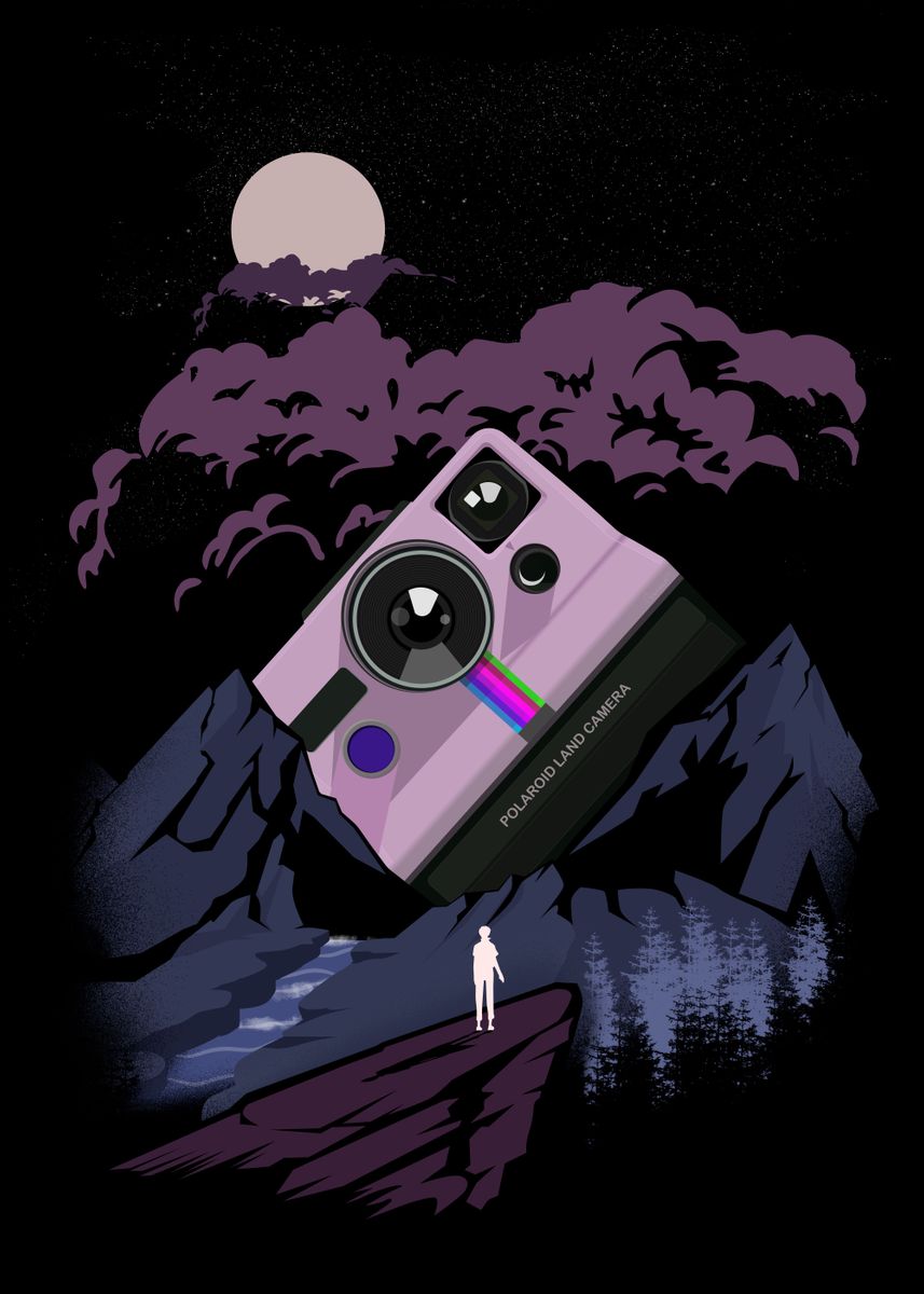 'ancient polaroid' Poster, picture, metal print, paint by best art ...