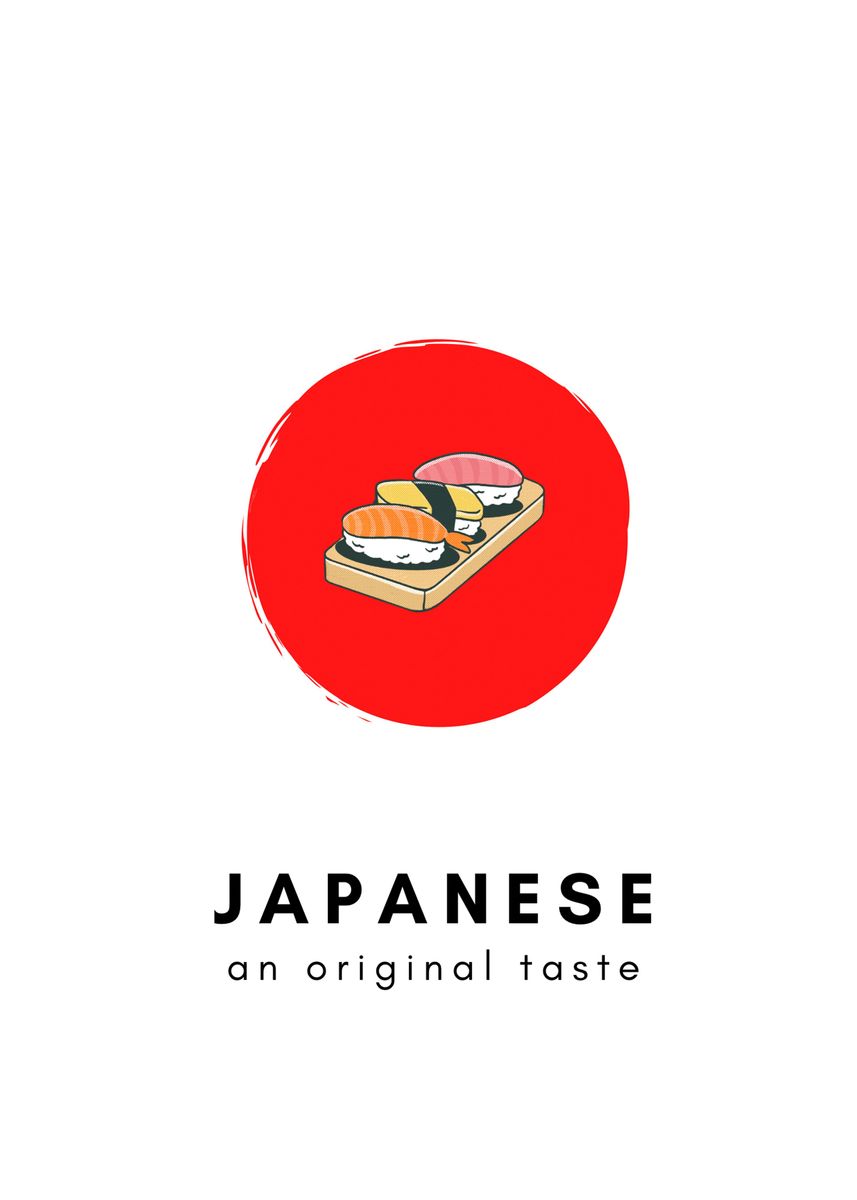 'SET JAPANESE FOOD 1' Poster by NB STUDIO | Displate