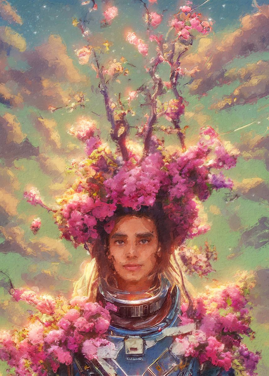 'flora' Poster, picture, metal print, paint by Xi Designs | Displate