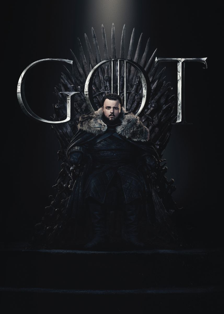 'Samwell Tarly' Poster, picture, metal print, paint by Game of Thrones ...
