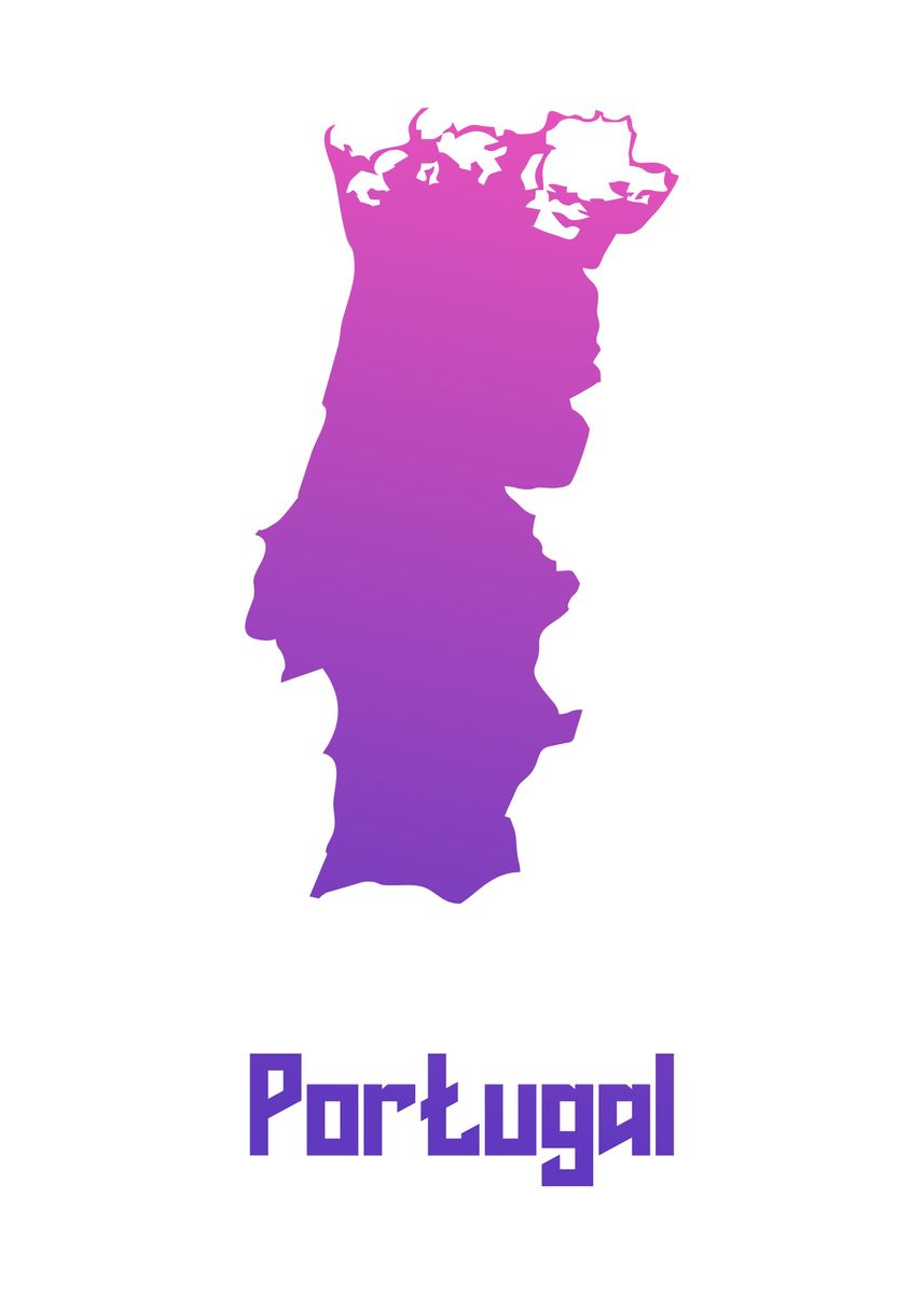 'Portugal Island' Poster by Doublede Design | Displate