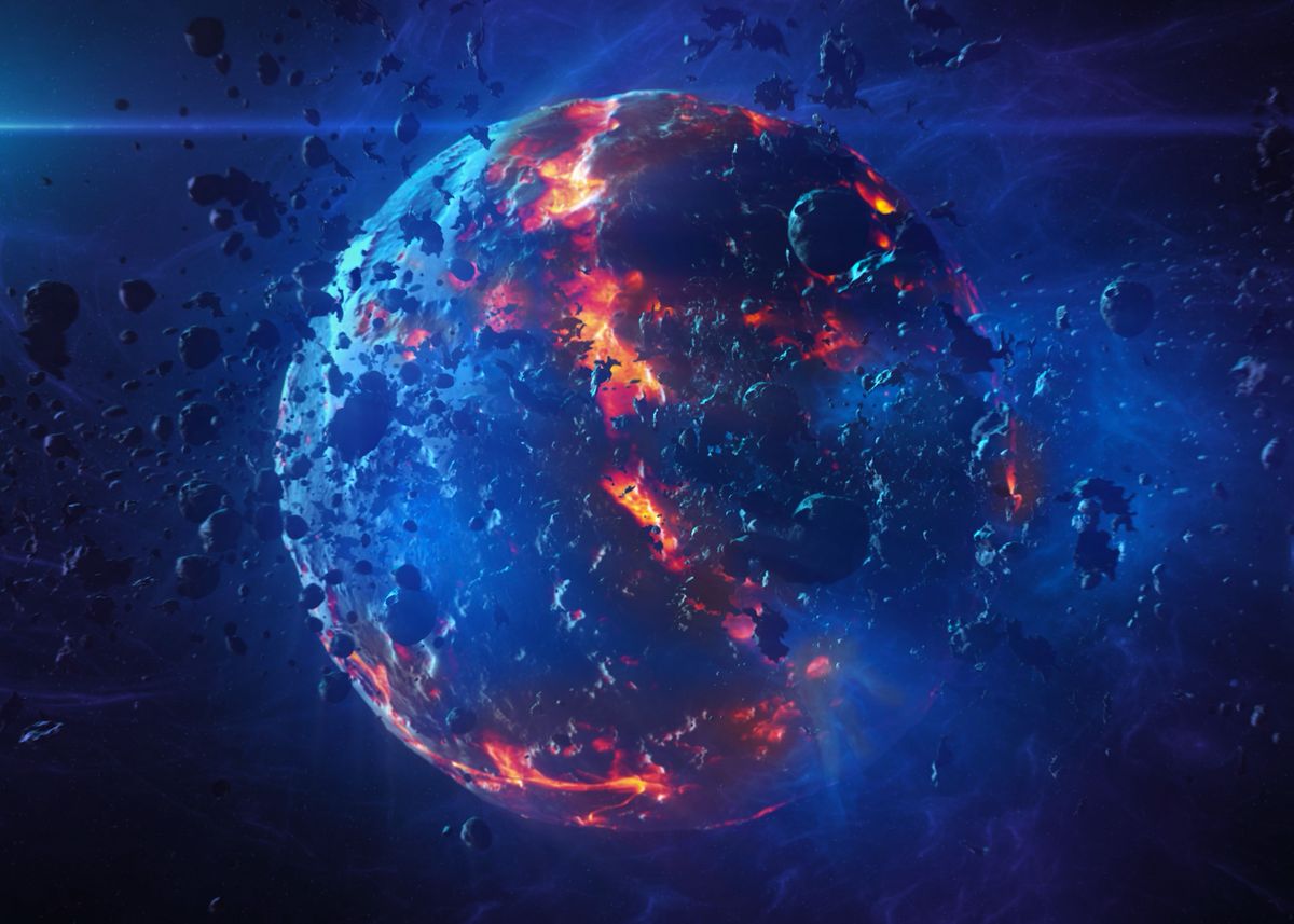 'Planet Formation Universe' Poster by 84PixelDesign | Displate