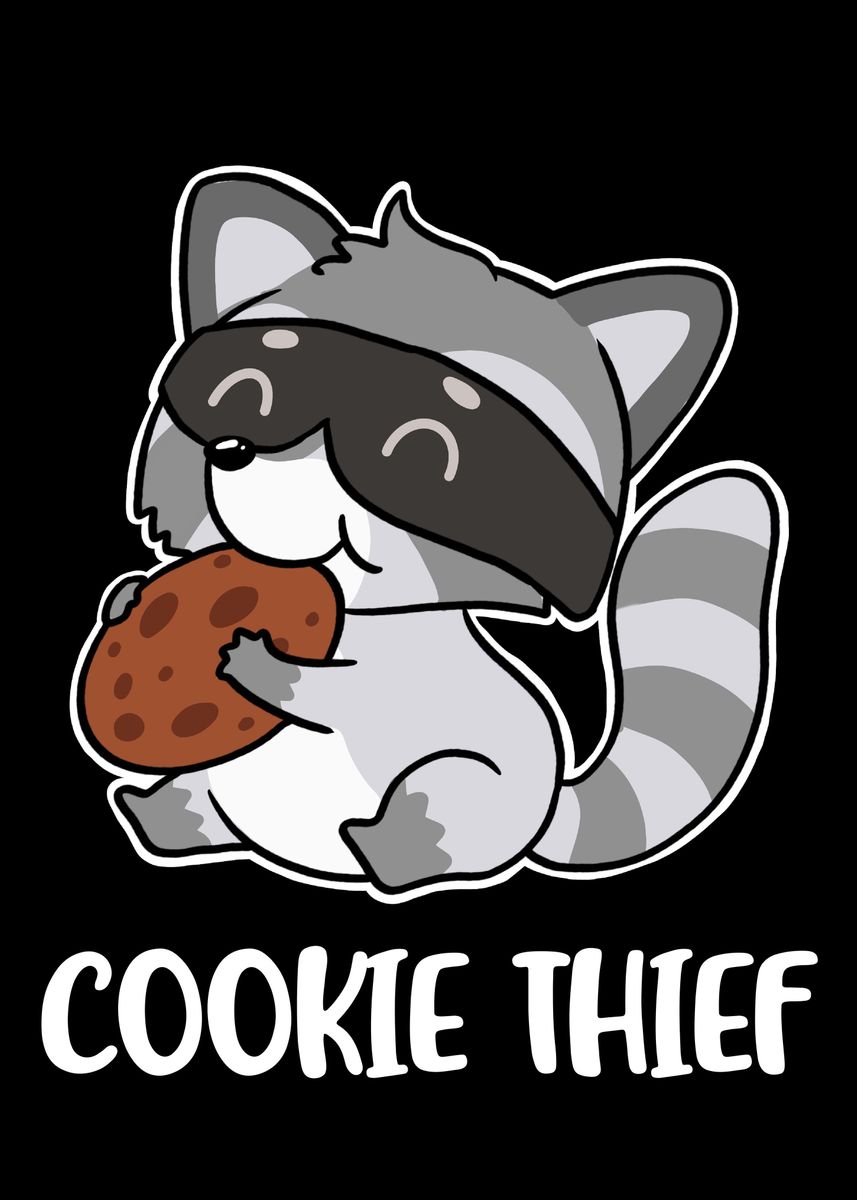 'Cookie Thief' Poster by CatRobot | Displate