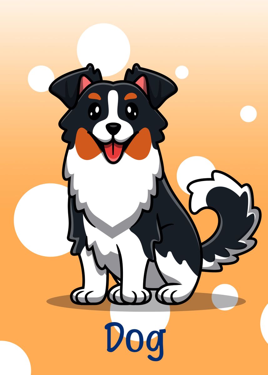 'Dog' Poster, picture, metal print, paint by tona Billi | Displate