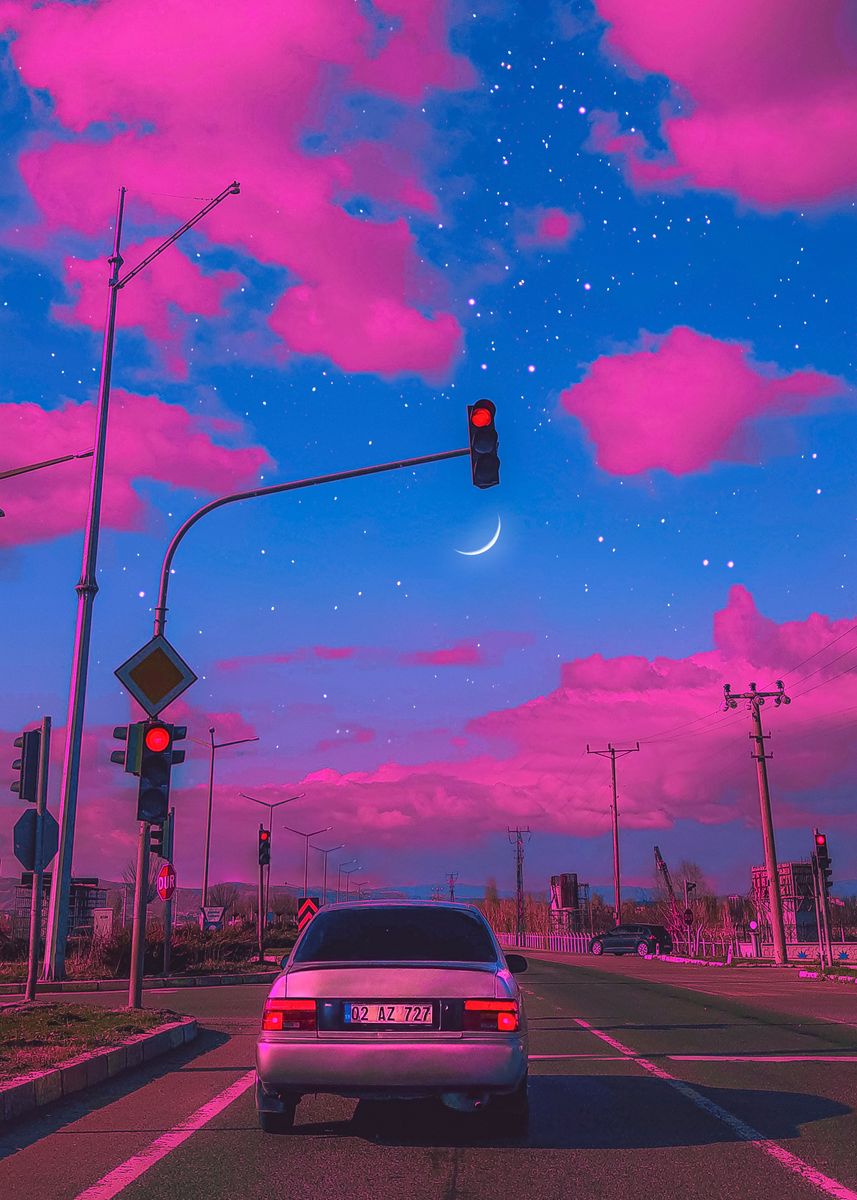 'Cotton Sky' Poster by Yagedan | Displate