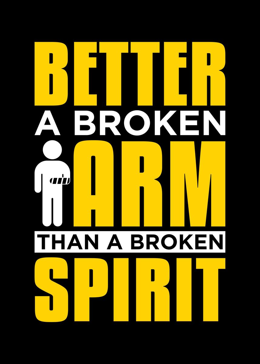 'Broken Arm' Poster, picture, metal print, paint by Sebastian Wünsche ...