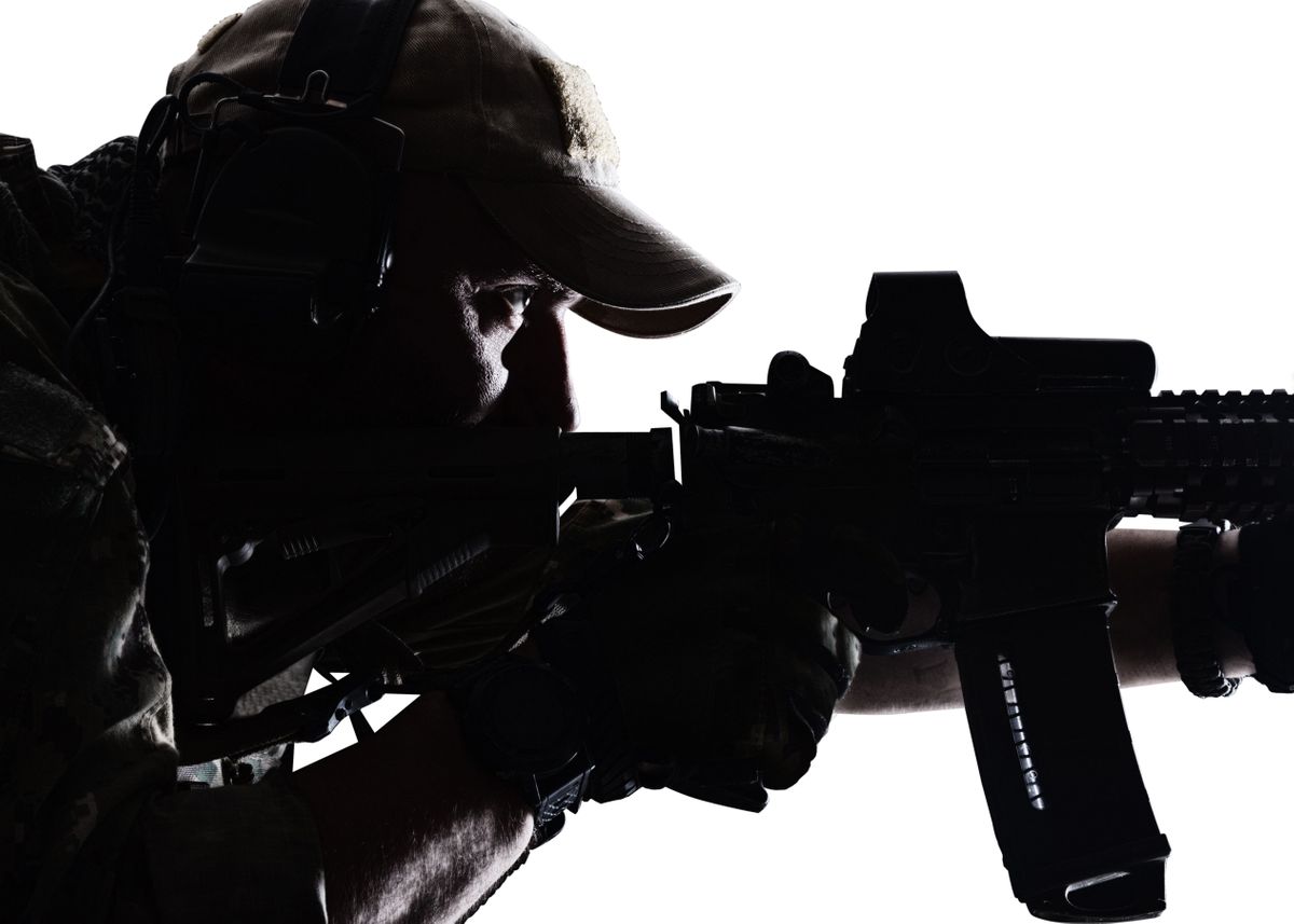 'Practical shooter' Poster by Getmilitaryphotos Pro | Displate