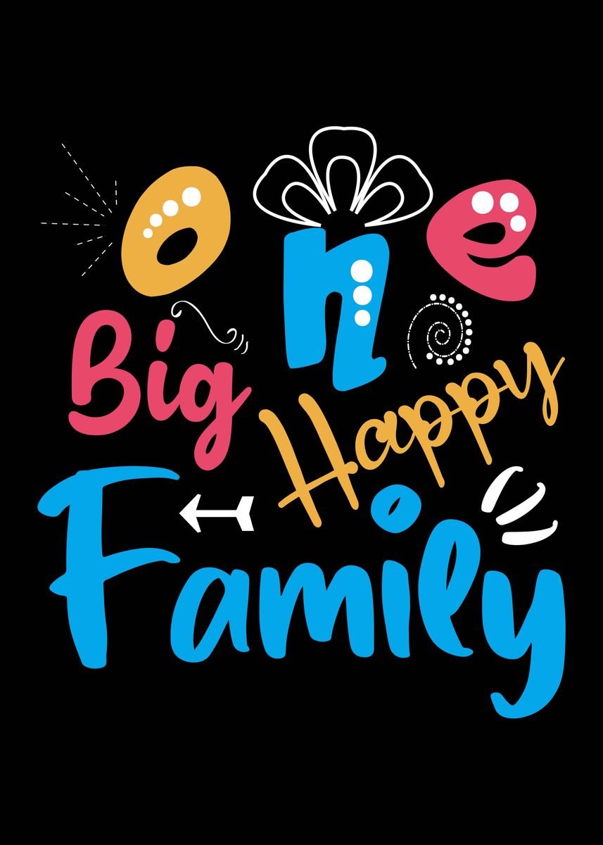 'Family' Poster, picture, metal print, paint by UNIKORN | Displate