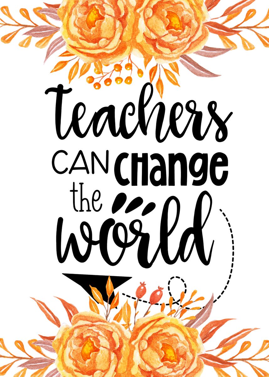 'Can change the world' Poster, picture, metal print, paint by Juliana ...