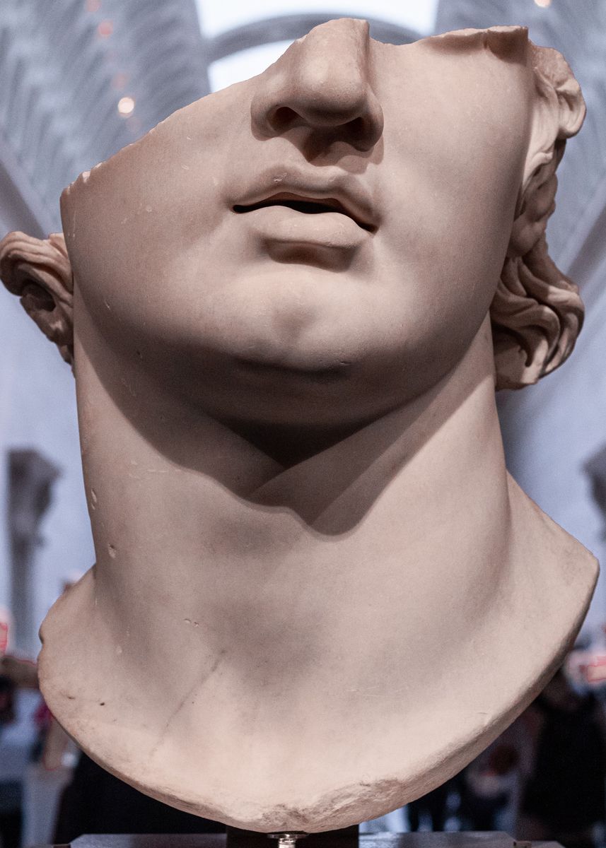 'Broken Busts' Poster, picture, metal print, paint by Stephen ...