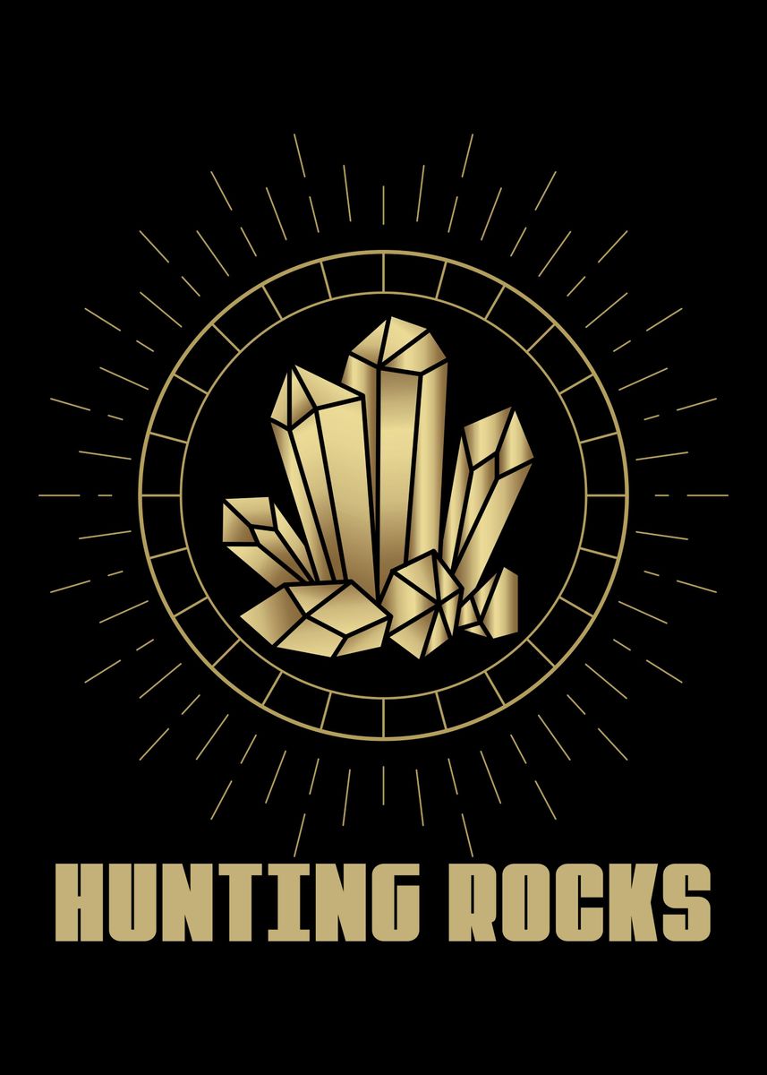 'Rock Hunting' Poster, picture, metal print, paint by BobbyBubble ...