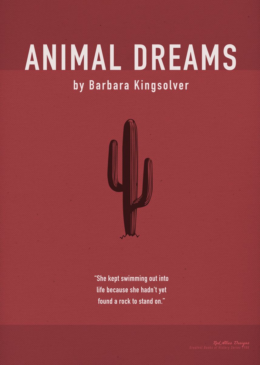 'Animal Dreams Kingsolver' Poster, picture, metal print, paint by ...