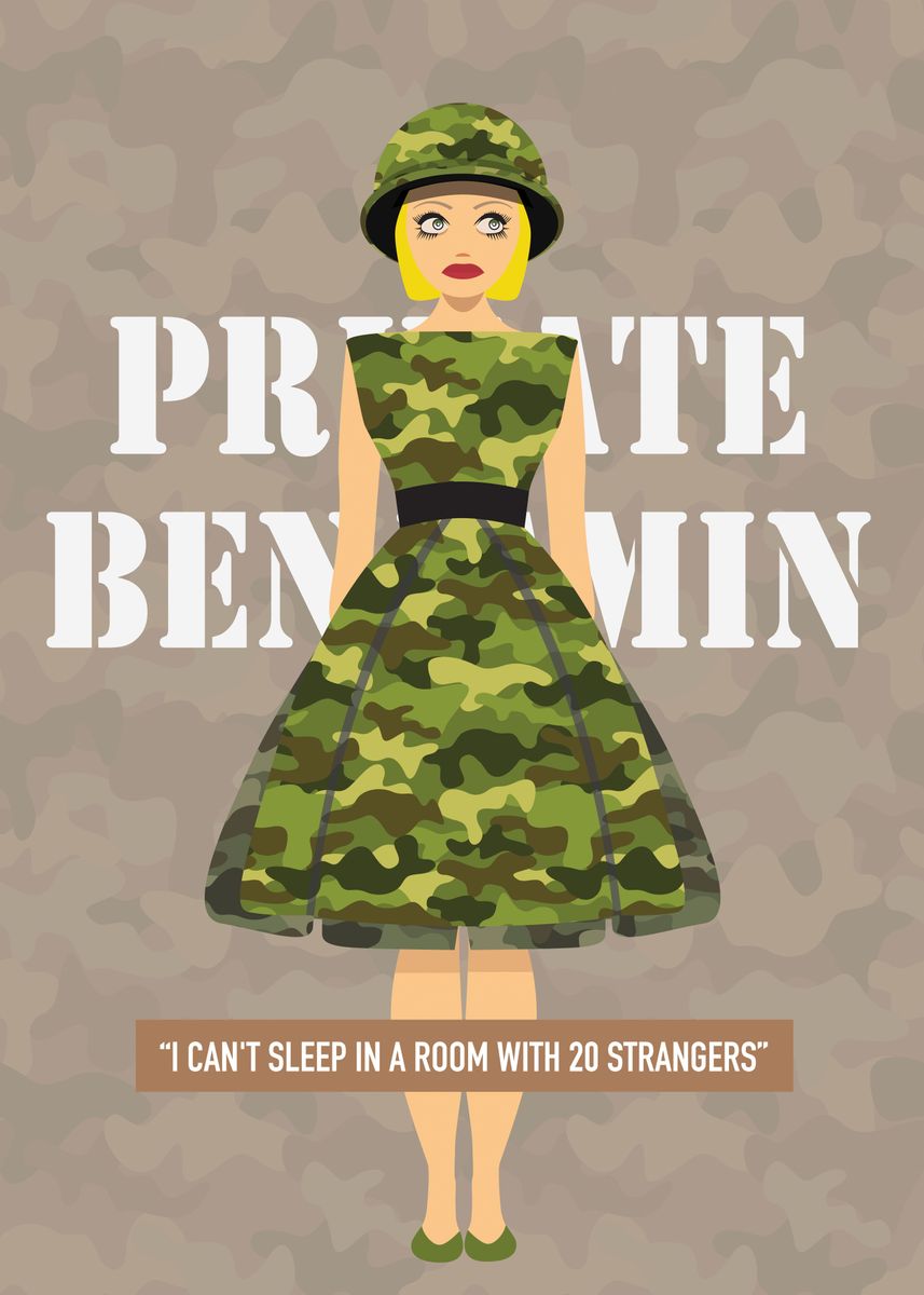 'Private Benjamin' Poster by Movie Poster Boy | Displate