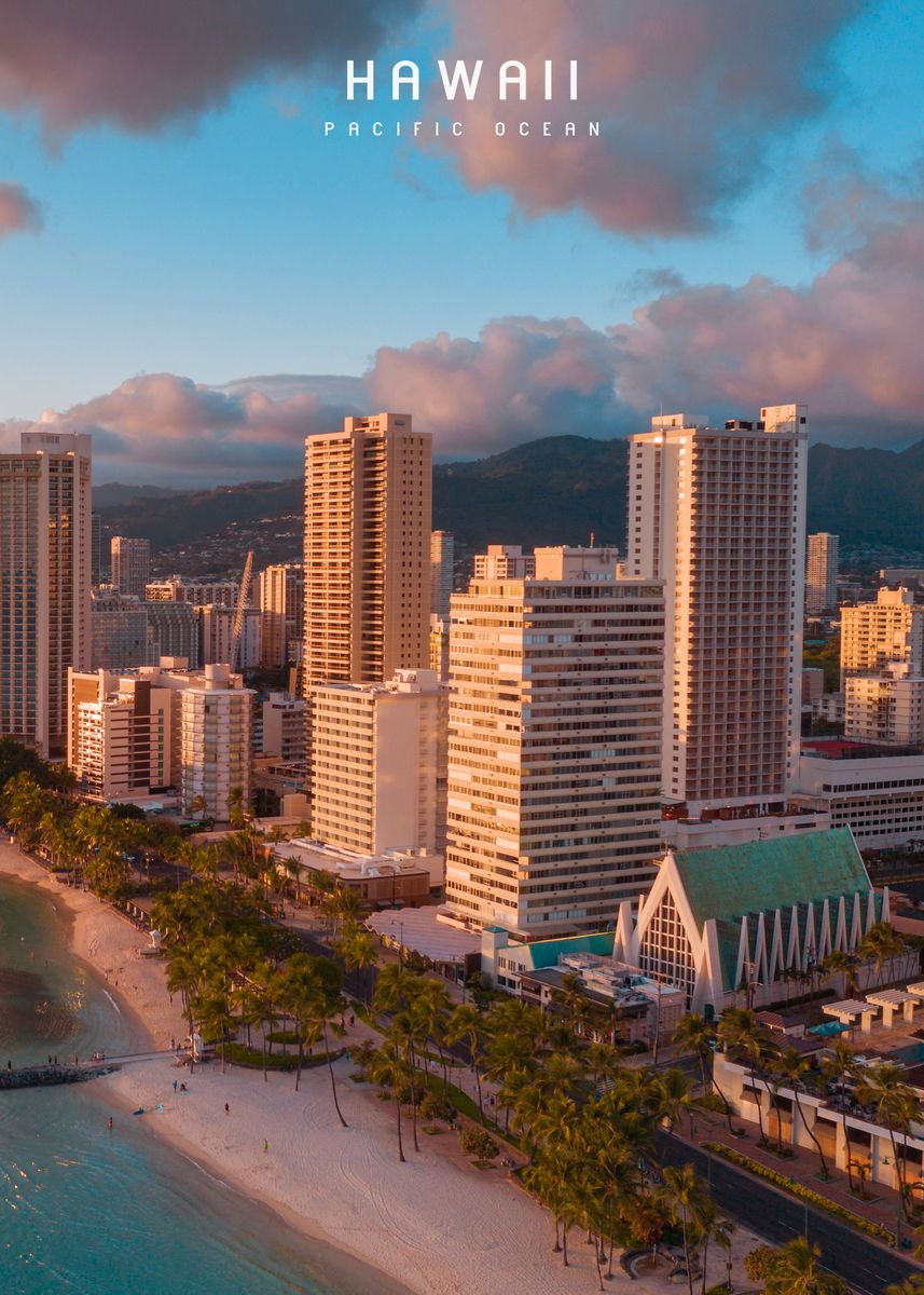 'Hawaii ' Poster by Travel Addict | Displate