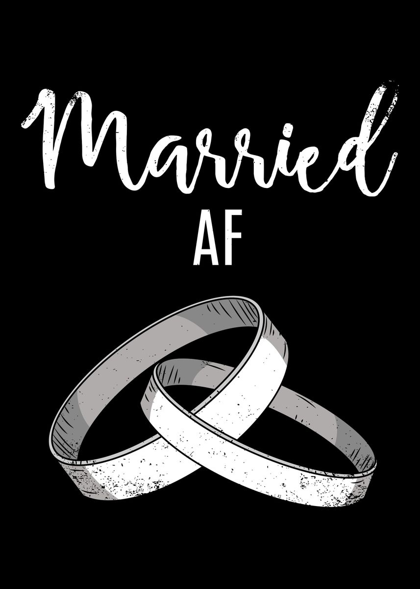 'Marriage Married' Poster, picture, metal print, paint by CrazySquirrel ...