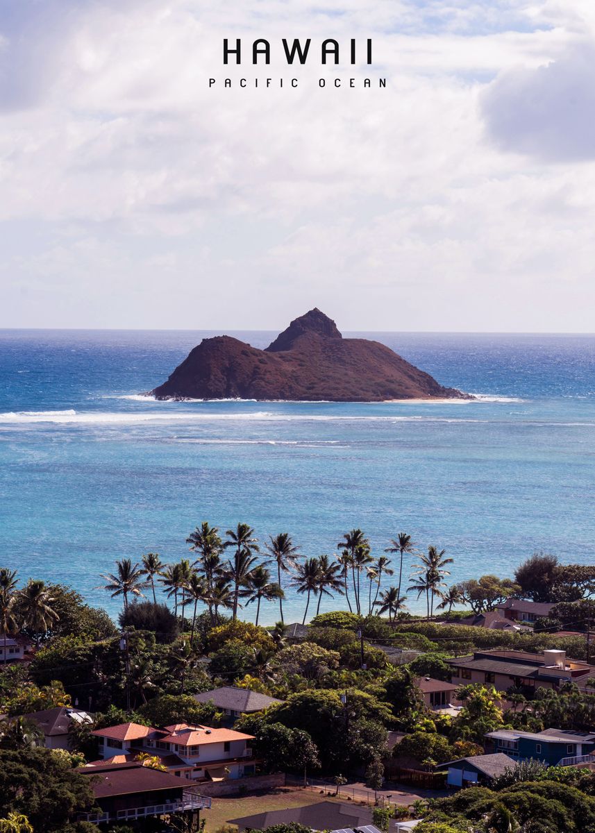 'Hawaii ' Poster, picture, metal print, paint by Travel Addict | Displate