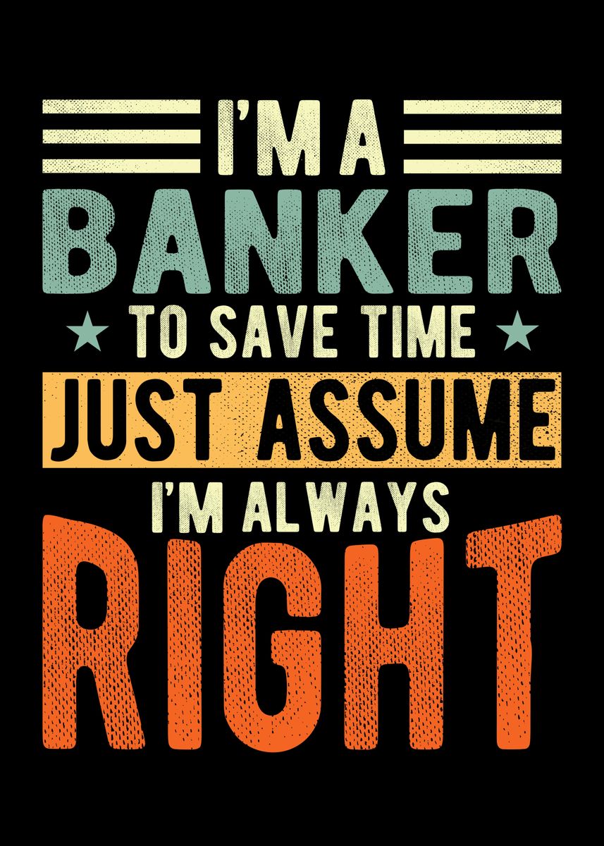 'Banker' Poster by schmugo | Displate