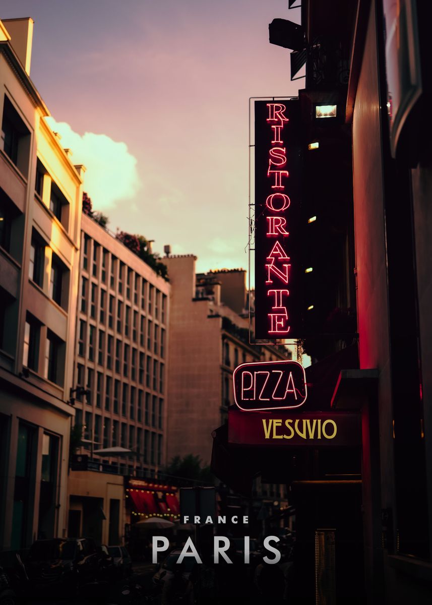 'Paris City Road' Poster, picture, metal print, paint by Merah Djoeang ...