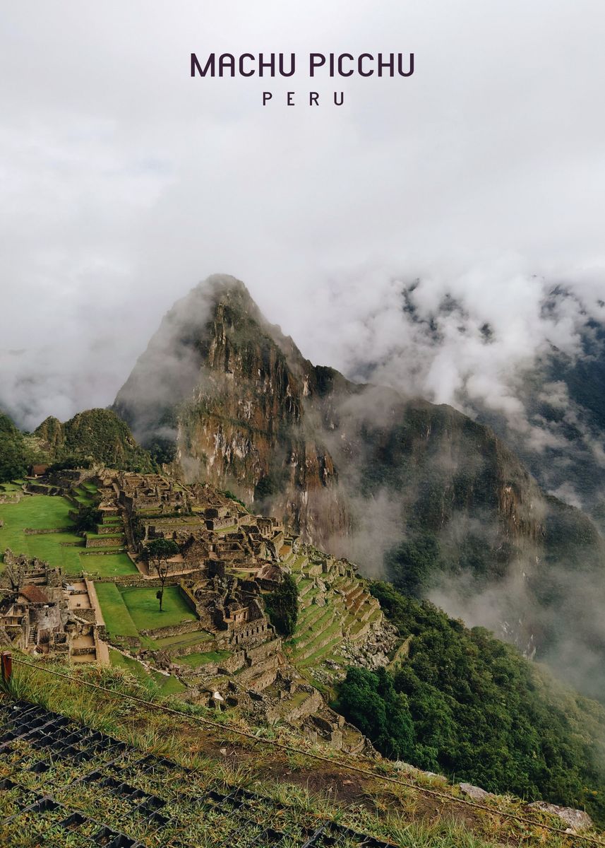 'Machu Picchu ' Poster, picture, metal print, paint by Big City | Displate