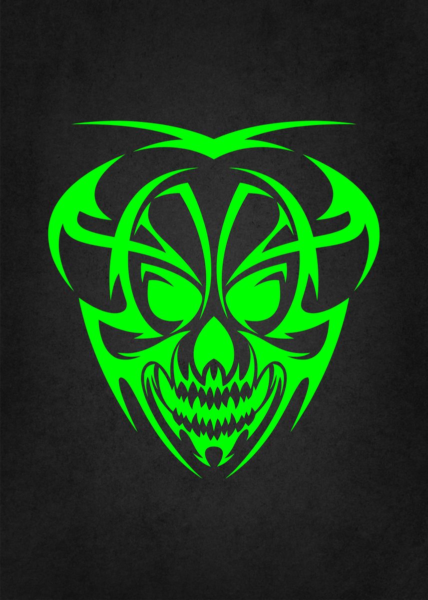 'spooky skull' Poster by Special Posters displate | Displate